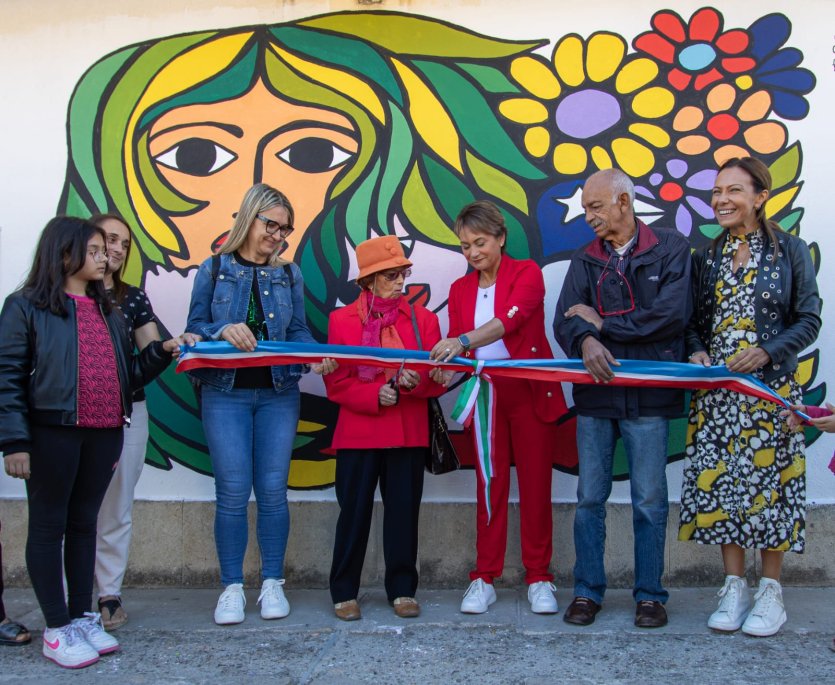 Nuevo mural para las calles de Villamar, Italia | Consulado.gob.cl